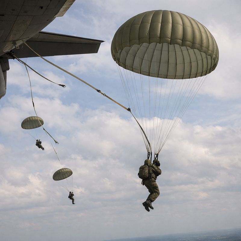 How Static Line Parachutes Work in Military Operations: A Complete ...